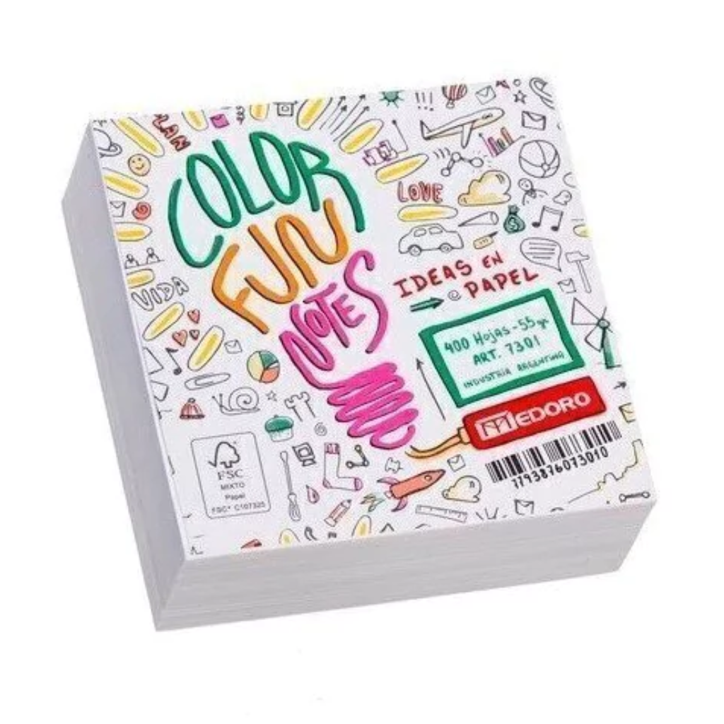 Taco Blanco 9X9 X 400 Hojas Medoro – Casa de Andres